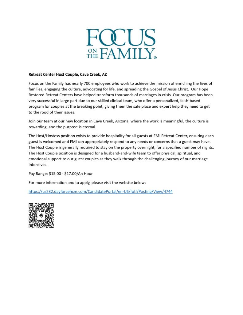 Job Board - Help Wanted • Carefree Cave Creek Chamber of Commerce