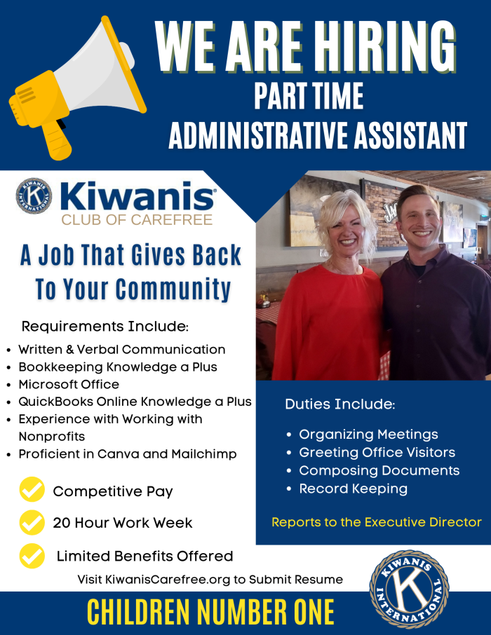 Job Board - Help Wanted • Carefree Cave Creek Chamber of Commerce